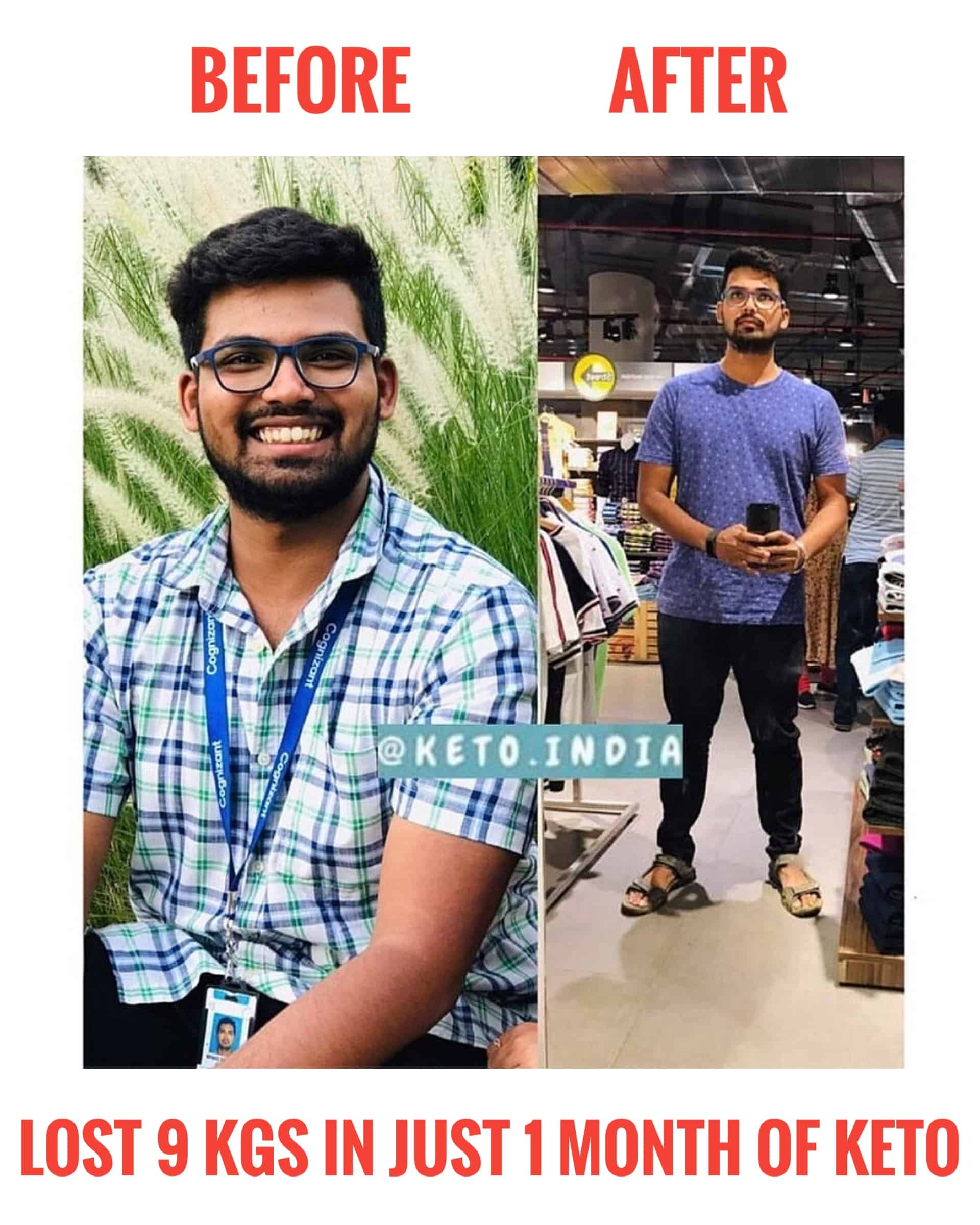 Keto Weight Loss Transformation Story Of Manas | Keto India | Testimonial