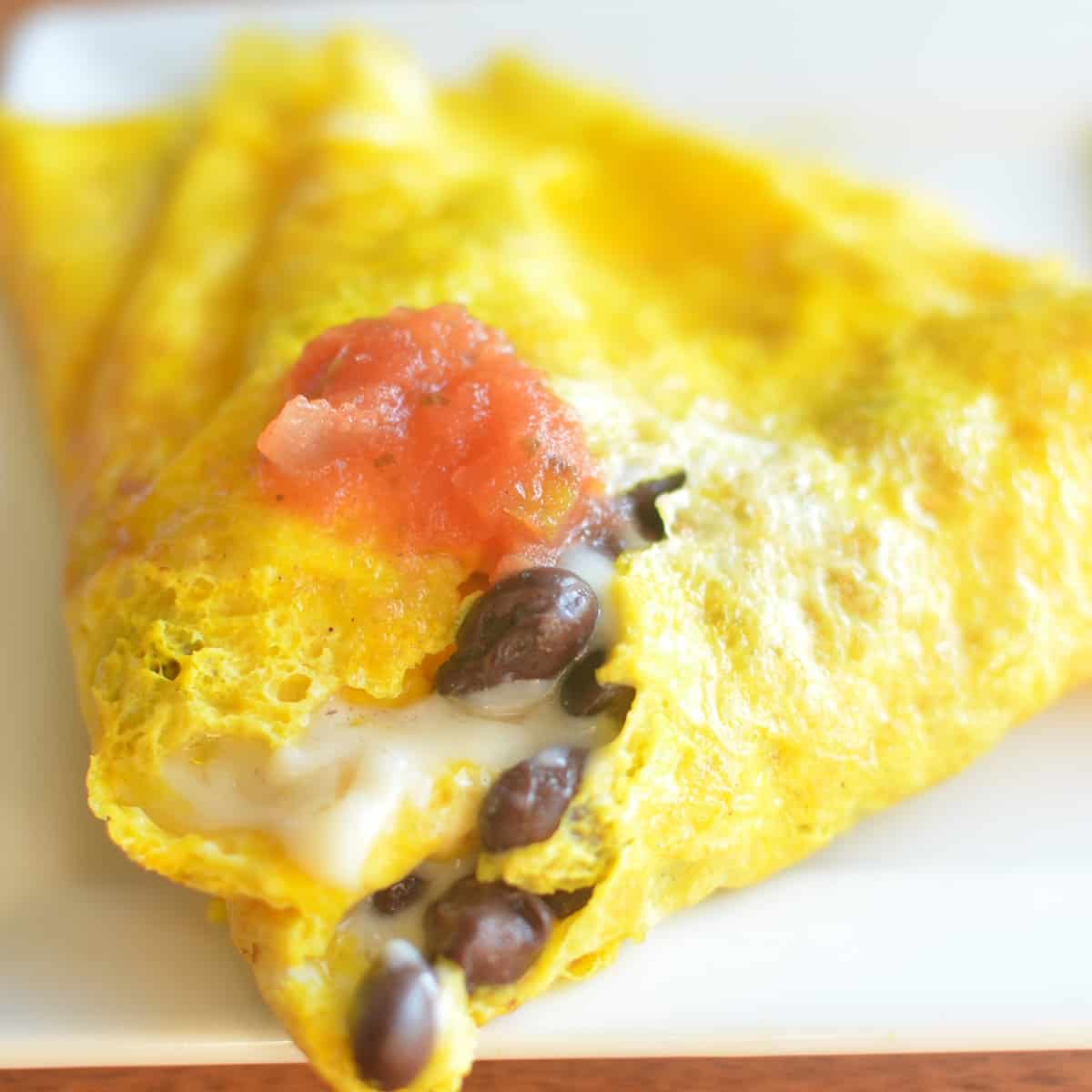 Black Bean Omelet | Weight Loss Recipe | Livofy
