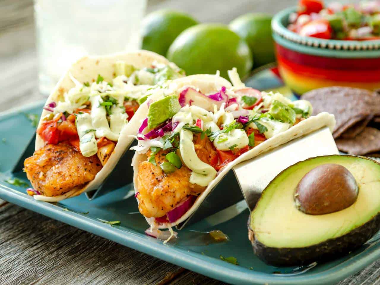 Spicy Tuna and Avocado Fish Taco | Livofy | PCOS Recipes