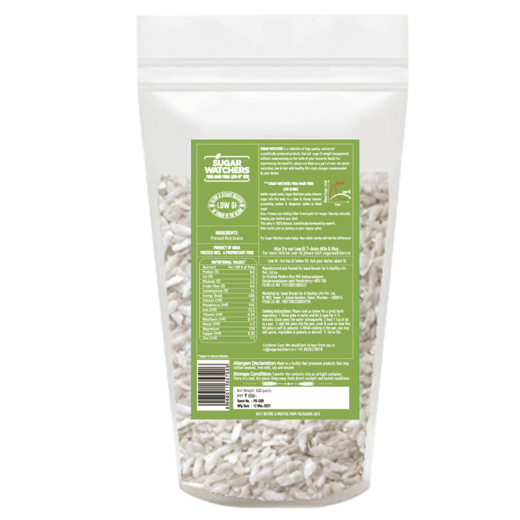 Buy Sugar Watchers Low GI Poha at Best Price | Livofy