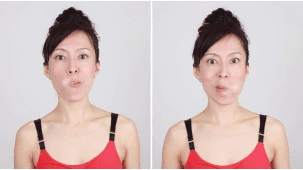 20 Facial Exercises to Lose Face Fat and Get Slim Face | Livofy