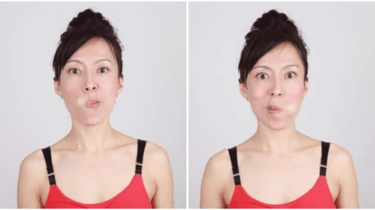 20 Facial Exercises to Lose Face Fat and Get Slim Face | Livofy