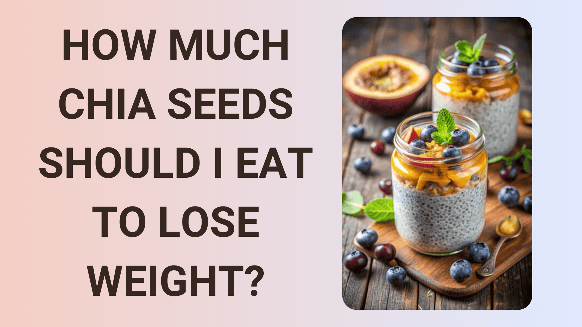 How much chia seeds should I eat to lose weight | Livofy