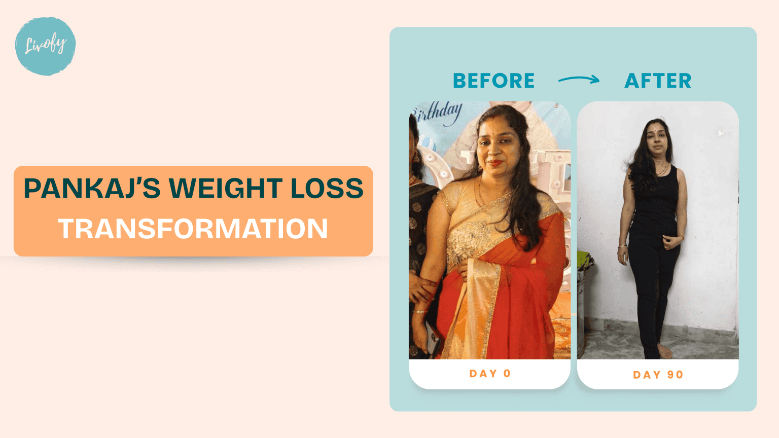 Pankaj’s Weight Loss Transformation: Lost 6.4 Kg In 90 Days - Livofy
