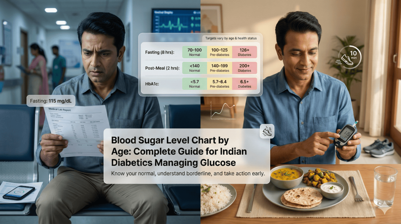 Blood Sugar Level Chart by Age: Diabetics' Normal Range Guide