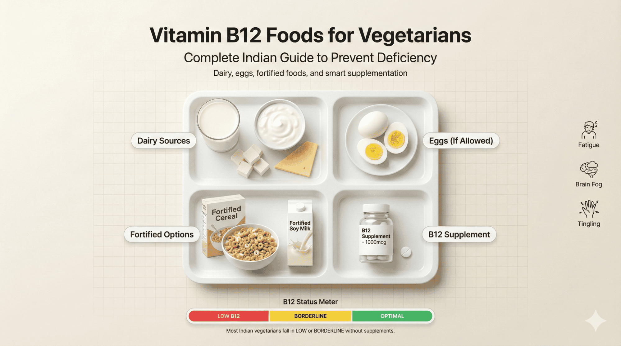 Vitamin B12 Foods for Vegetarians: Indian Plant-Based Diet Guide
